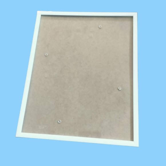 Accents | White Metal Frame Glass Wall Mount New 1 X 8 | Poshmark